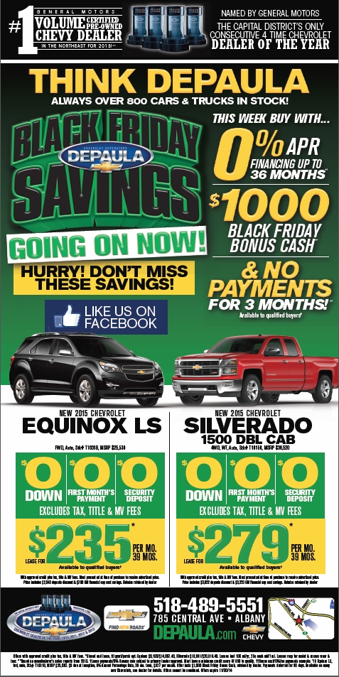 Weekly Ad | New & Used Chevrolet Dealer Serving Colonie, NY