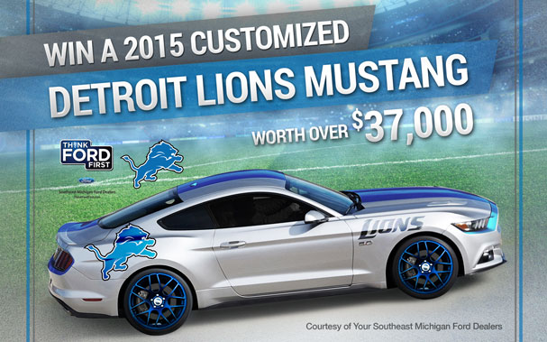 Win A Mustang From The Detroit Lions! | Milnes Auto Group